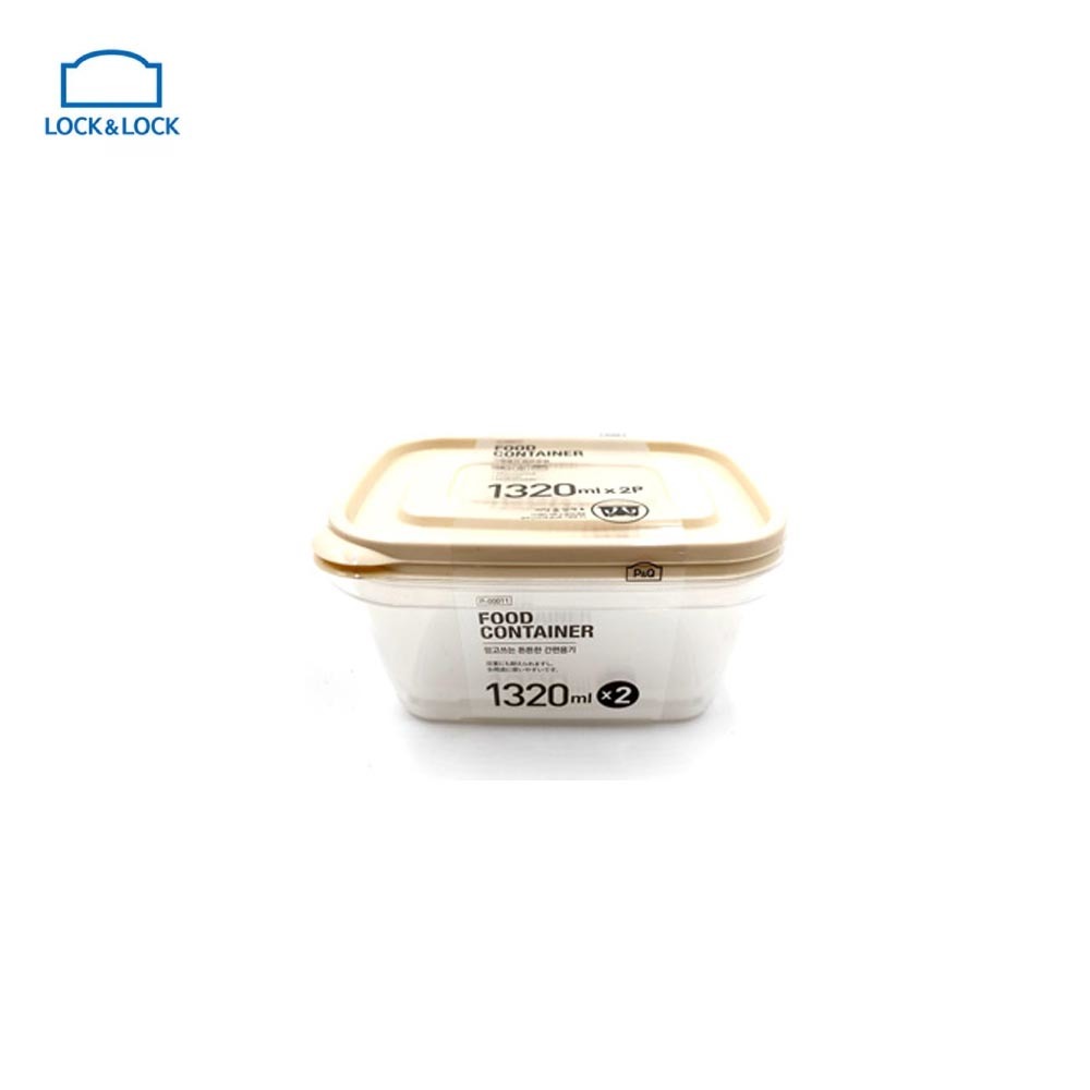 락앤락 뉴 이지컨테이너 찬통 직사각 1320ml 아이보리 - 온채널