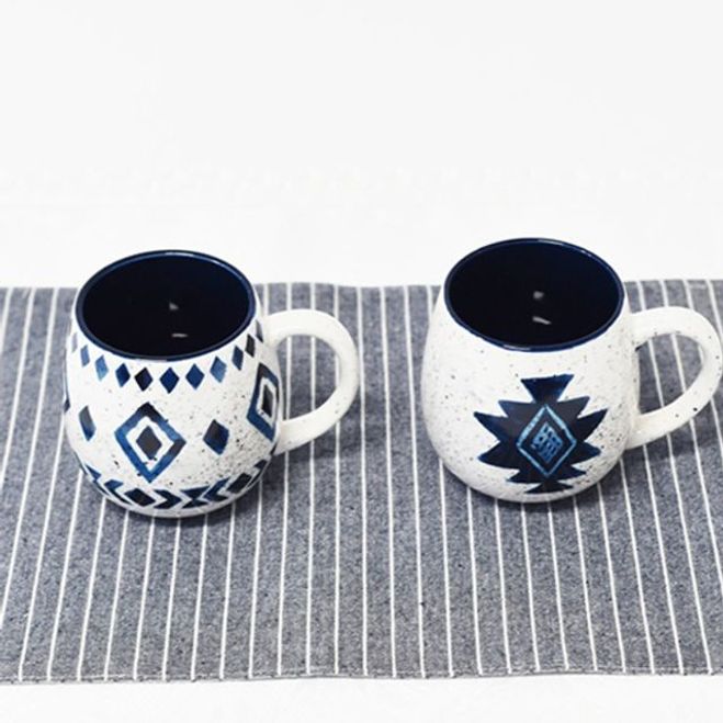 아르떼 머그컵 도자기 머그잔 커피컵 물컵 550ml 2P - 온채널