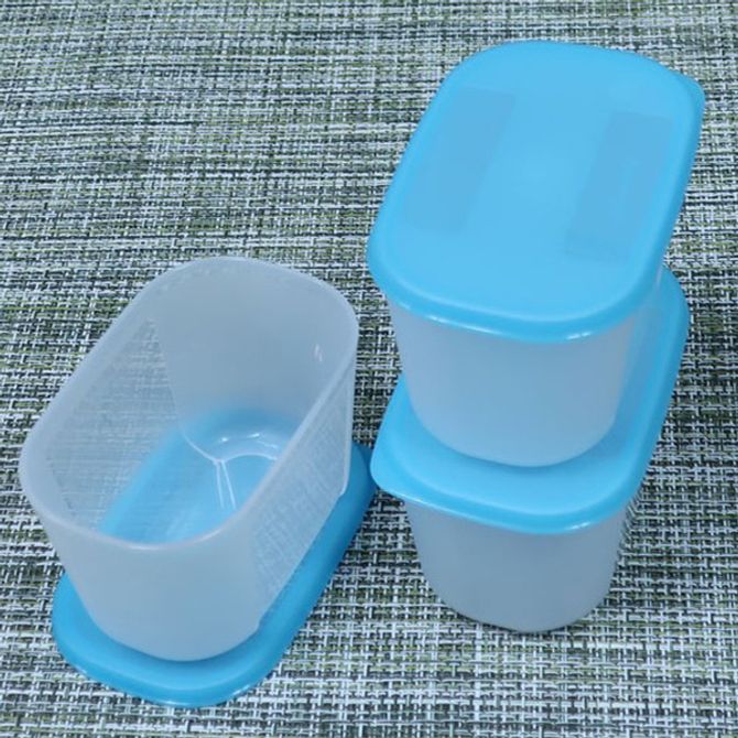 타파웨어 밀폐용기 반찬통 냉동실 용기 그릇 3p 300ml - 온채널