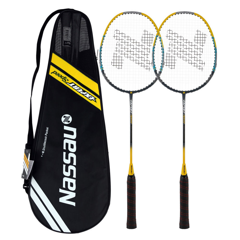 낫소 배드민턴라켓 엑스퍼트 스피드 (옐로우블랙) - 온채널