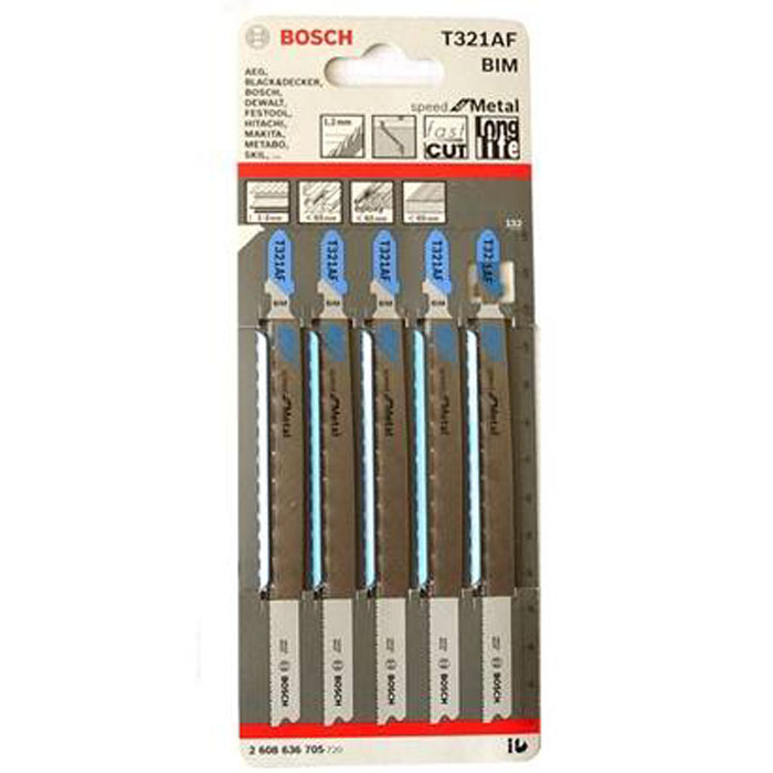 BOSCH 철재용직소날T321AF 5PCS 파이프 알루미늄 - 온채널