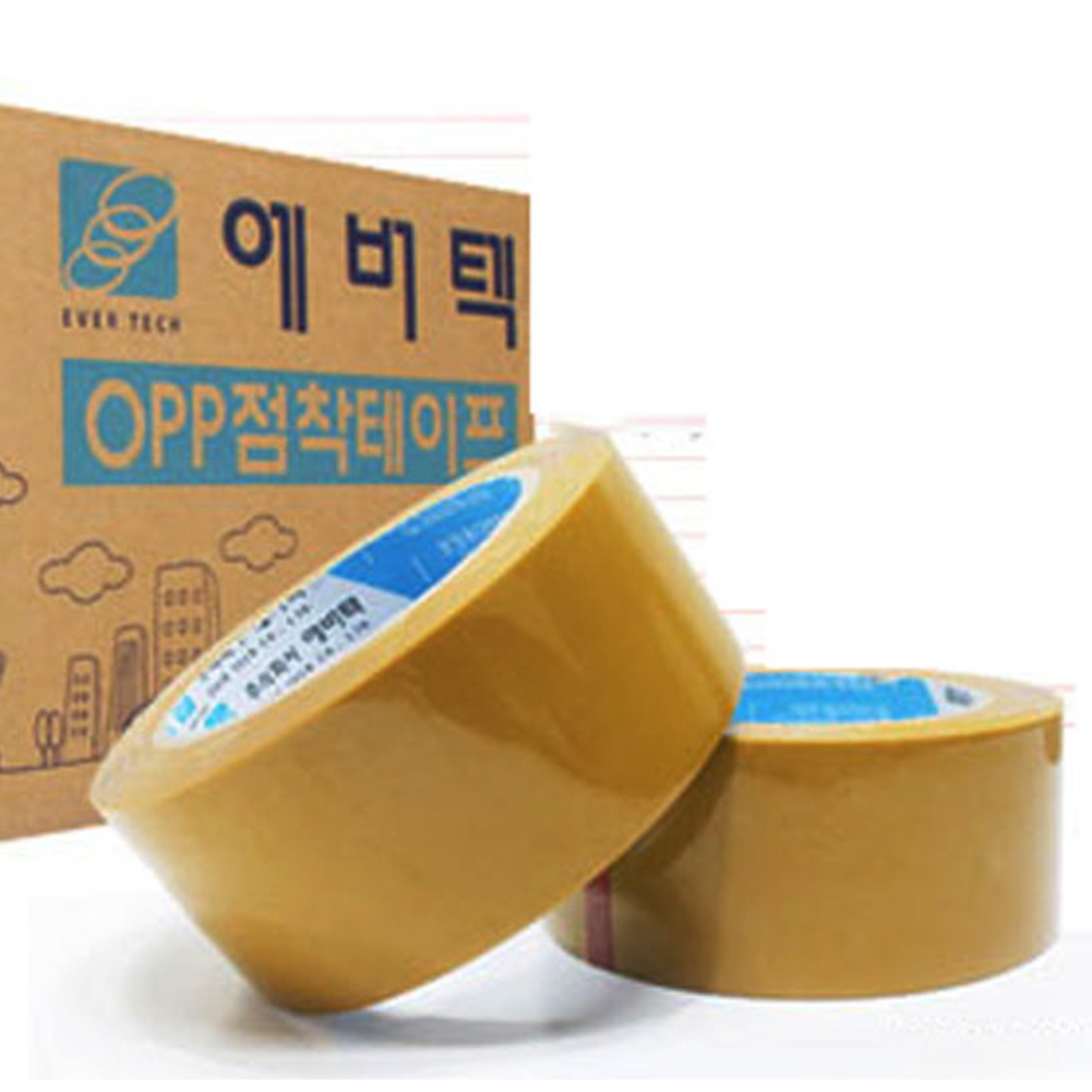 박스테이프 40m 1박스 50개 4.8cm OPP점착테이프 - 온채널