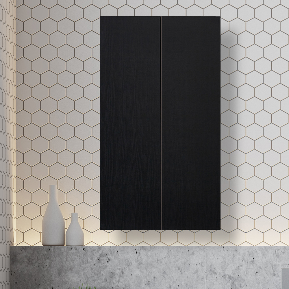 HLBATH P500x800블랙욕실장 욕실수건장 화장실수납장 - 온채널