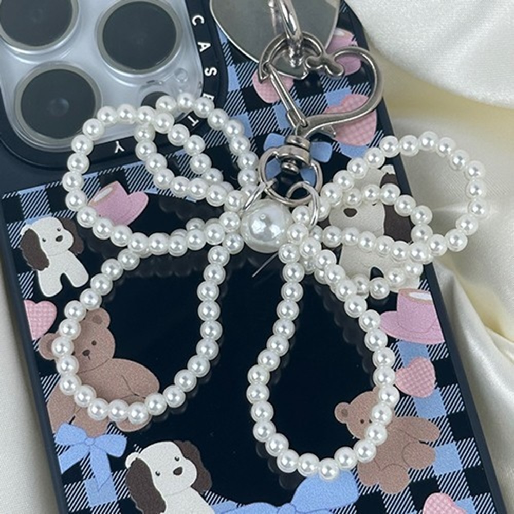 리본키링 신발참 진주키링 휴대폰 에어팟 키홀더 HH32 - 온채널