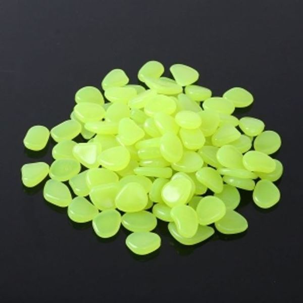 샤이닝 야광자갈 200p세트(옐로우) 수조장식 - 온채널